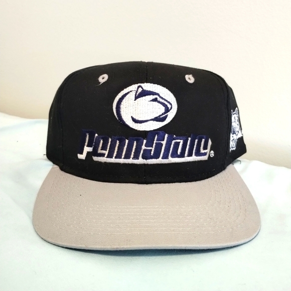 NCAA | Accessories | New Very Rare Vintage Penn State Snapback Hat ...